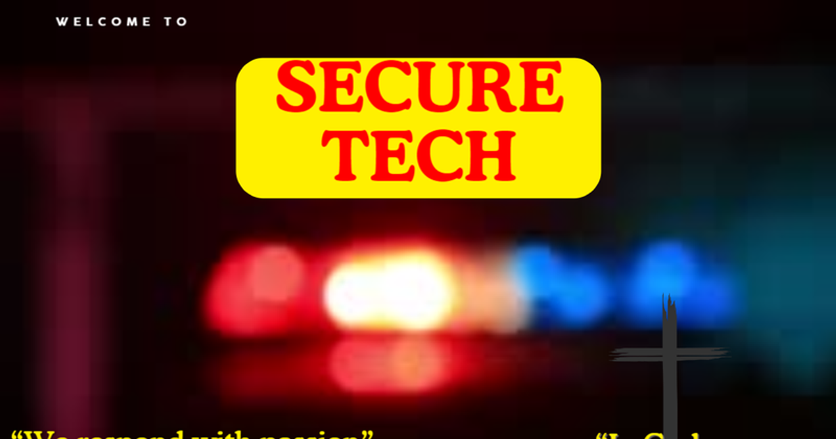 Secure Tech Webpage